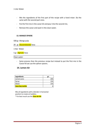 Sosa Basic Recipe | DOC