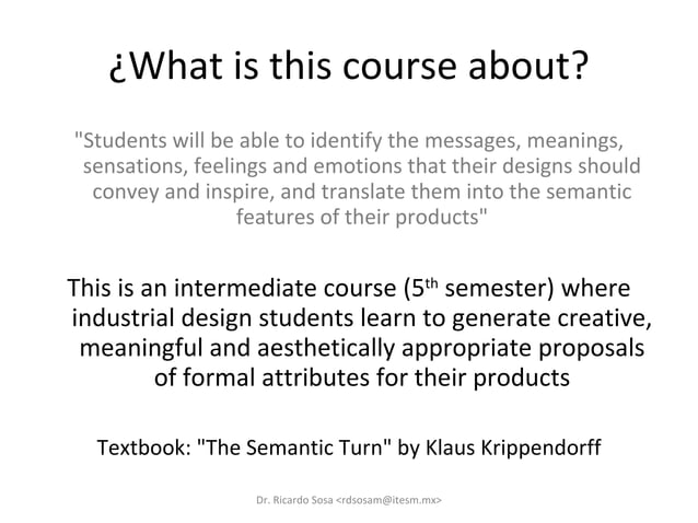 Sosa design semantics | PPT