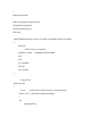 programa pelotas java | PDF