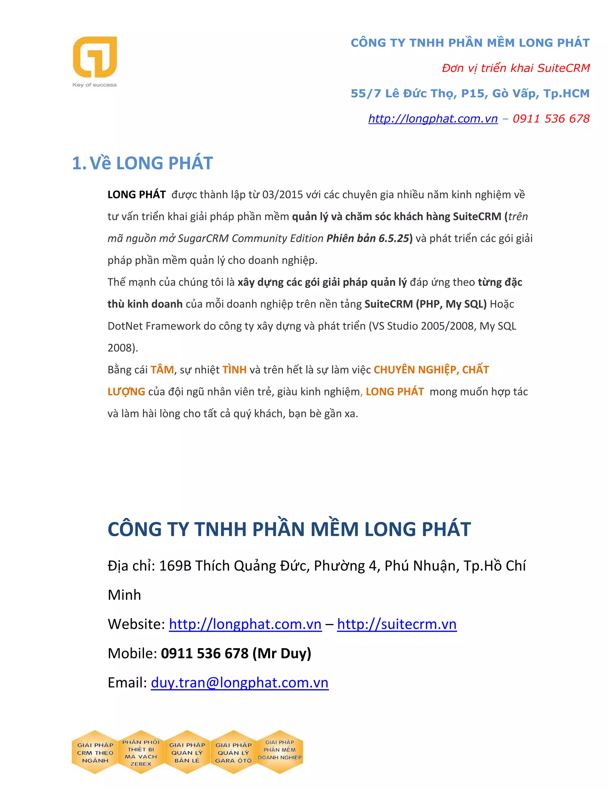 So Sanh SuiteCRM & Salesforce | PDF