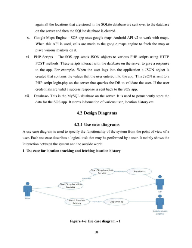 Android Sos app development report | DOC | Operating Systems | Computer Software and Applications