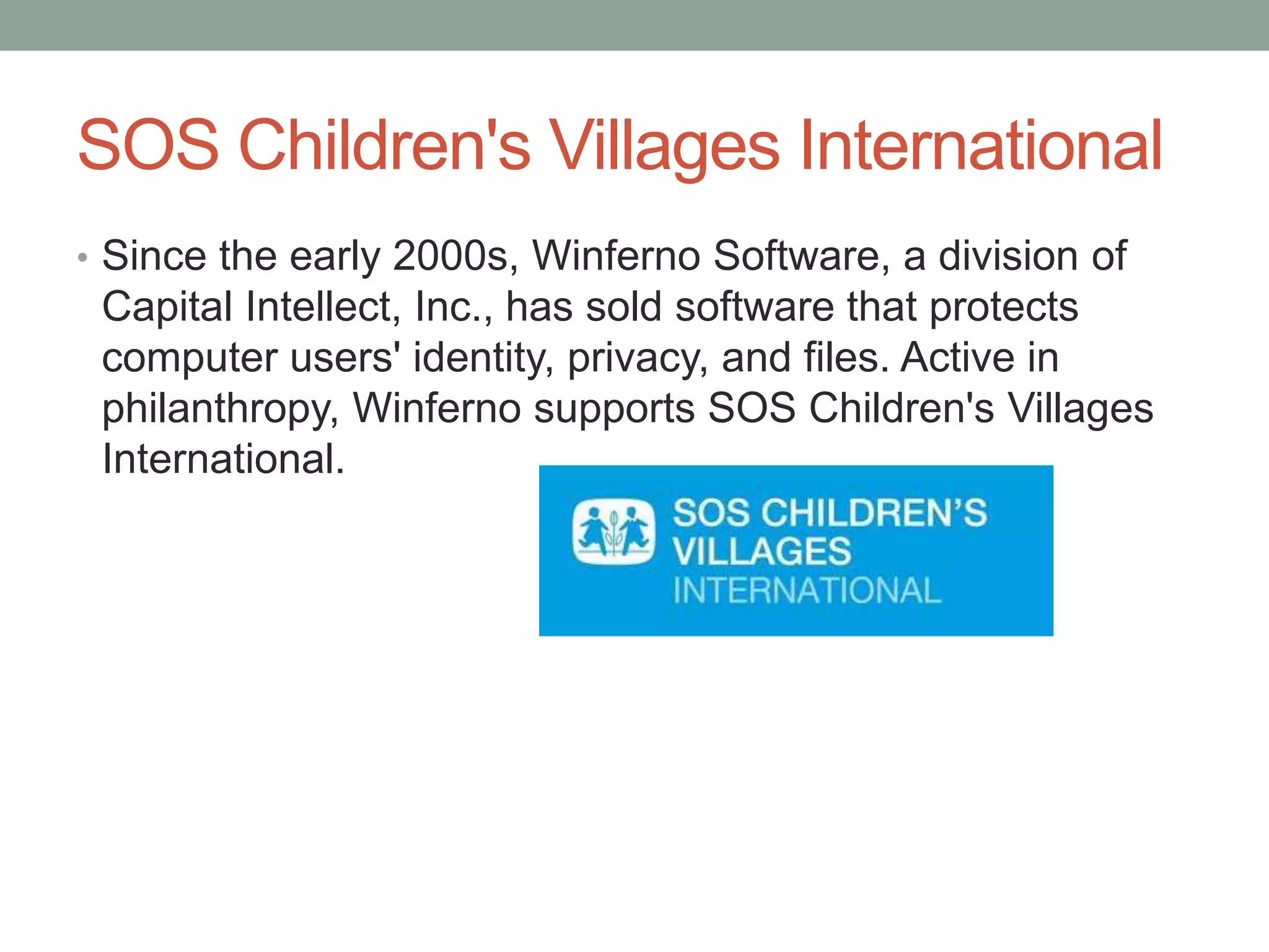 Sos children's villages international | PPT