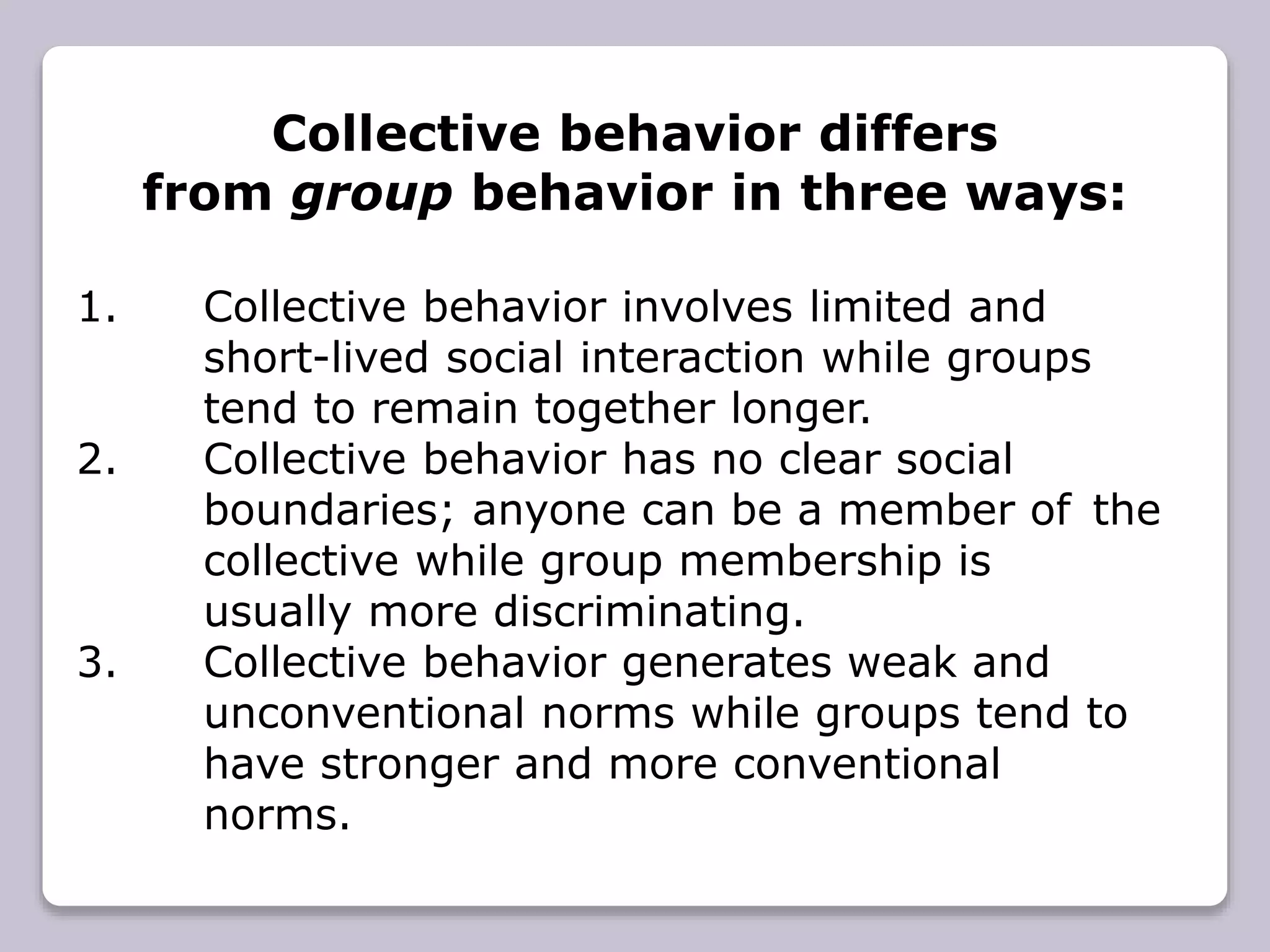 Collective Behavior, Social Movements, and Social Change | PPT