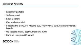 SOSCON 2016 JerryScript | PPT