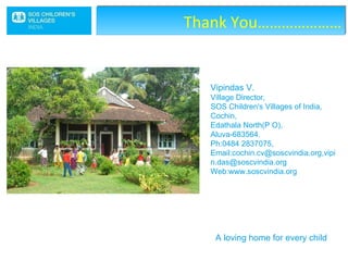 SOS CHILDREN’S VILLAGES OF INDIA | PPT