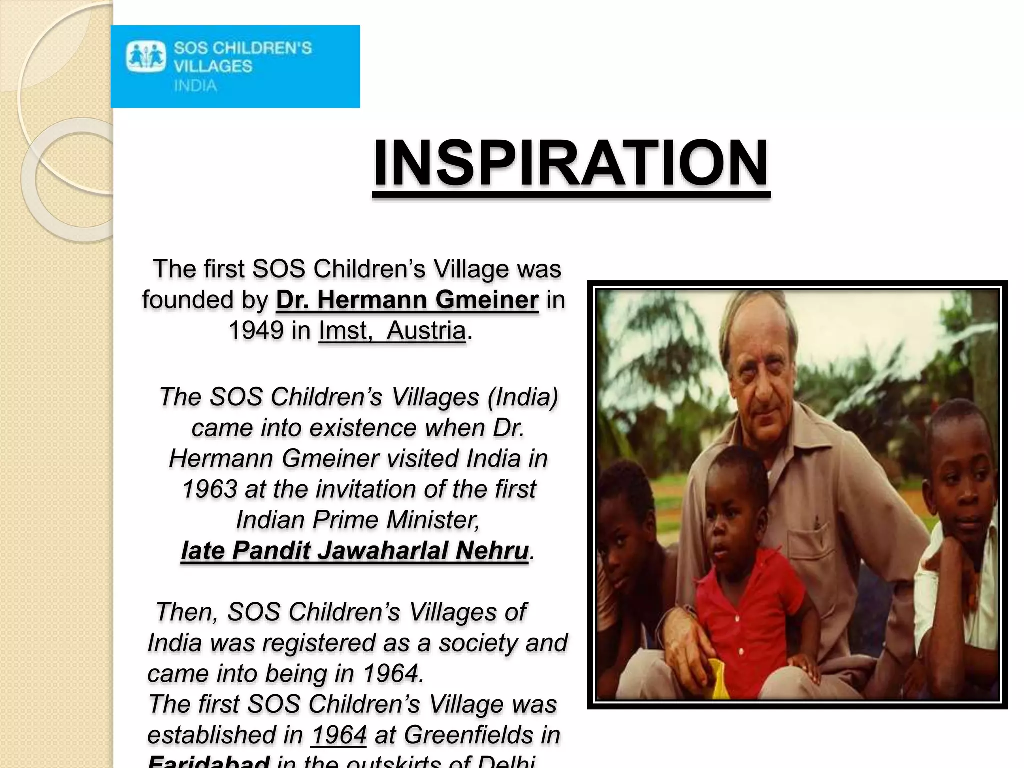SOS Children's Village Of India | PPTX