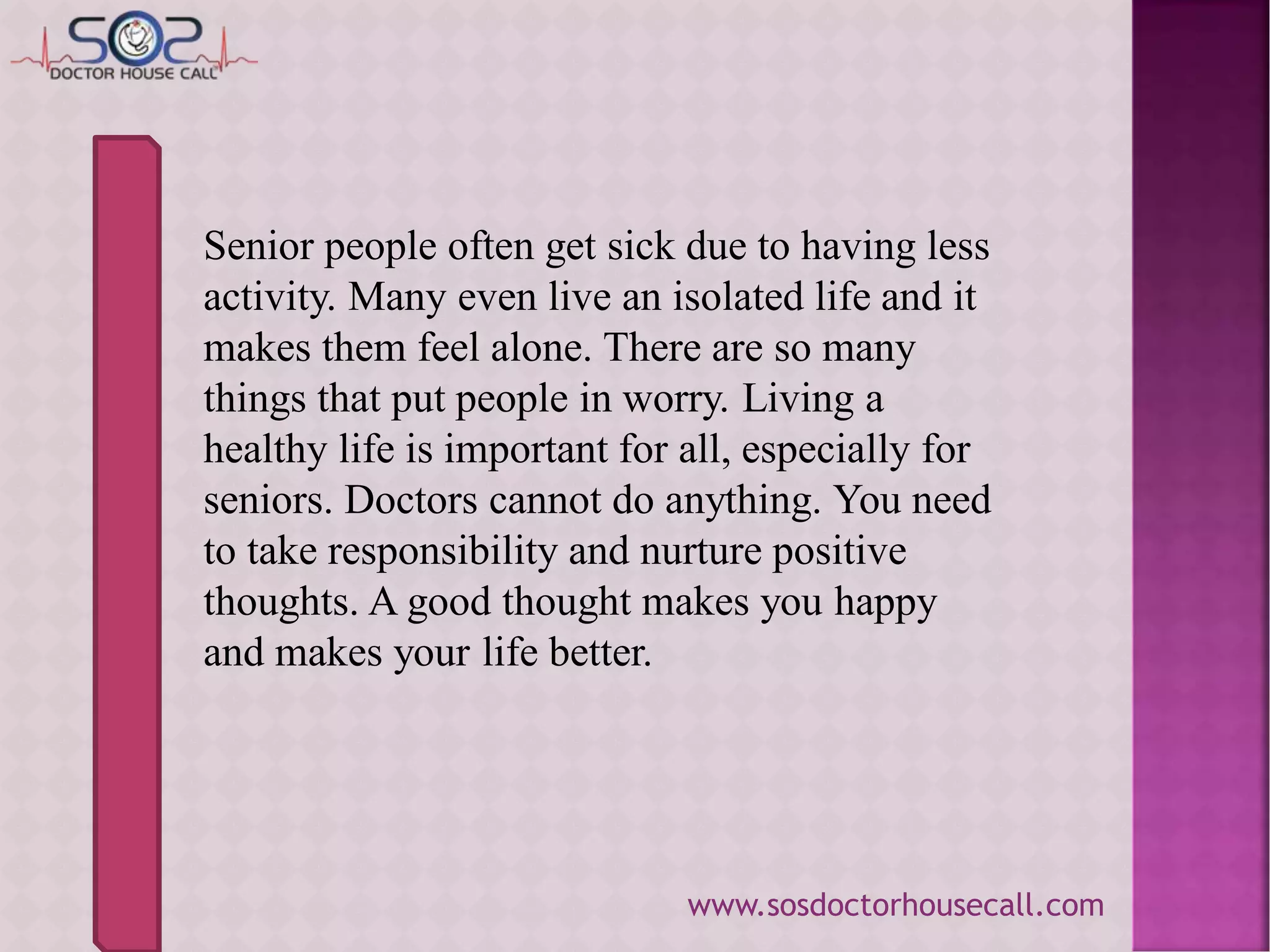 How to stay healthy at 50 Years Age | PDF