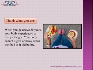 How to stay healthy at 50 Years Age | PDF