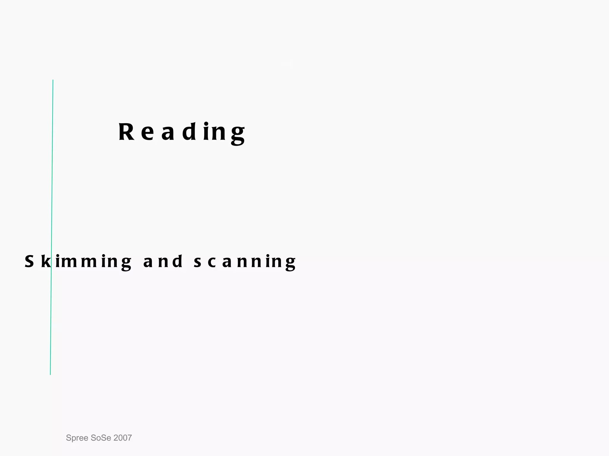 Skimming Scanning | PPT