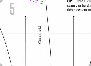 So sew easy color block dress - pattern pieces | PPT