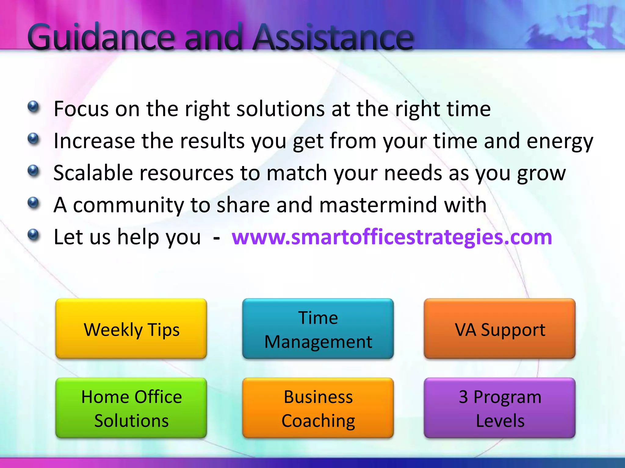 Smart Office Strategies | PPTX