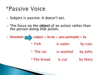 Active and Passive Voice | PPTX
