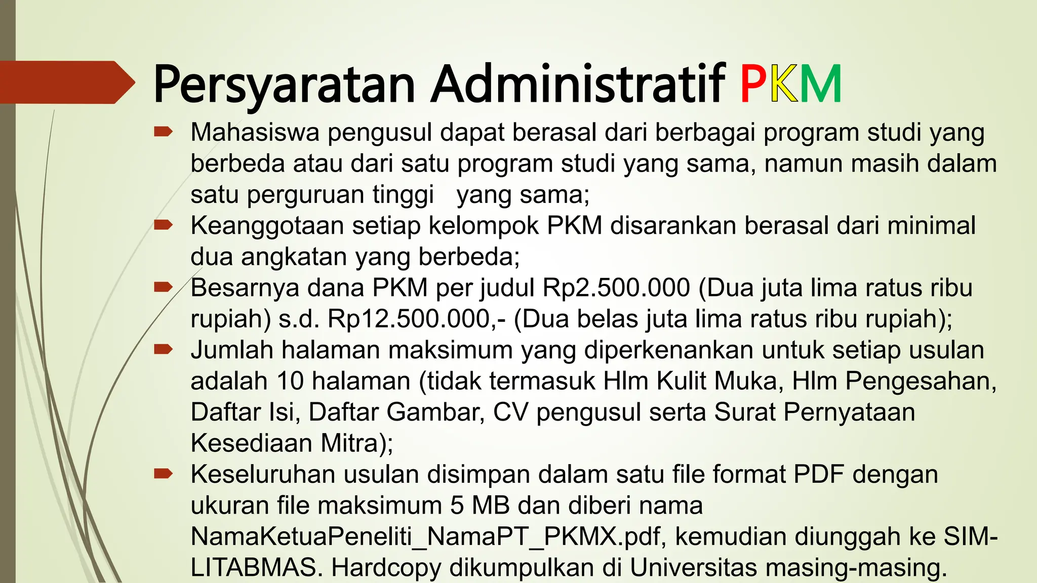 Sosialisasi-PKM-2013-Mahasiswa.pptx.simbelmawa | PPTX