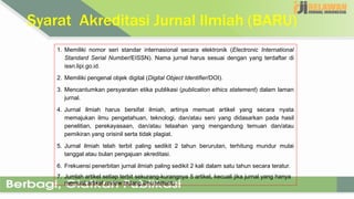 Akreditasi Jurnal Jlmiah | PDF
