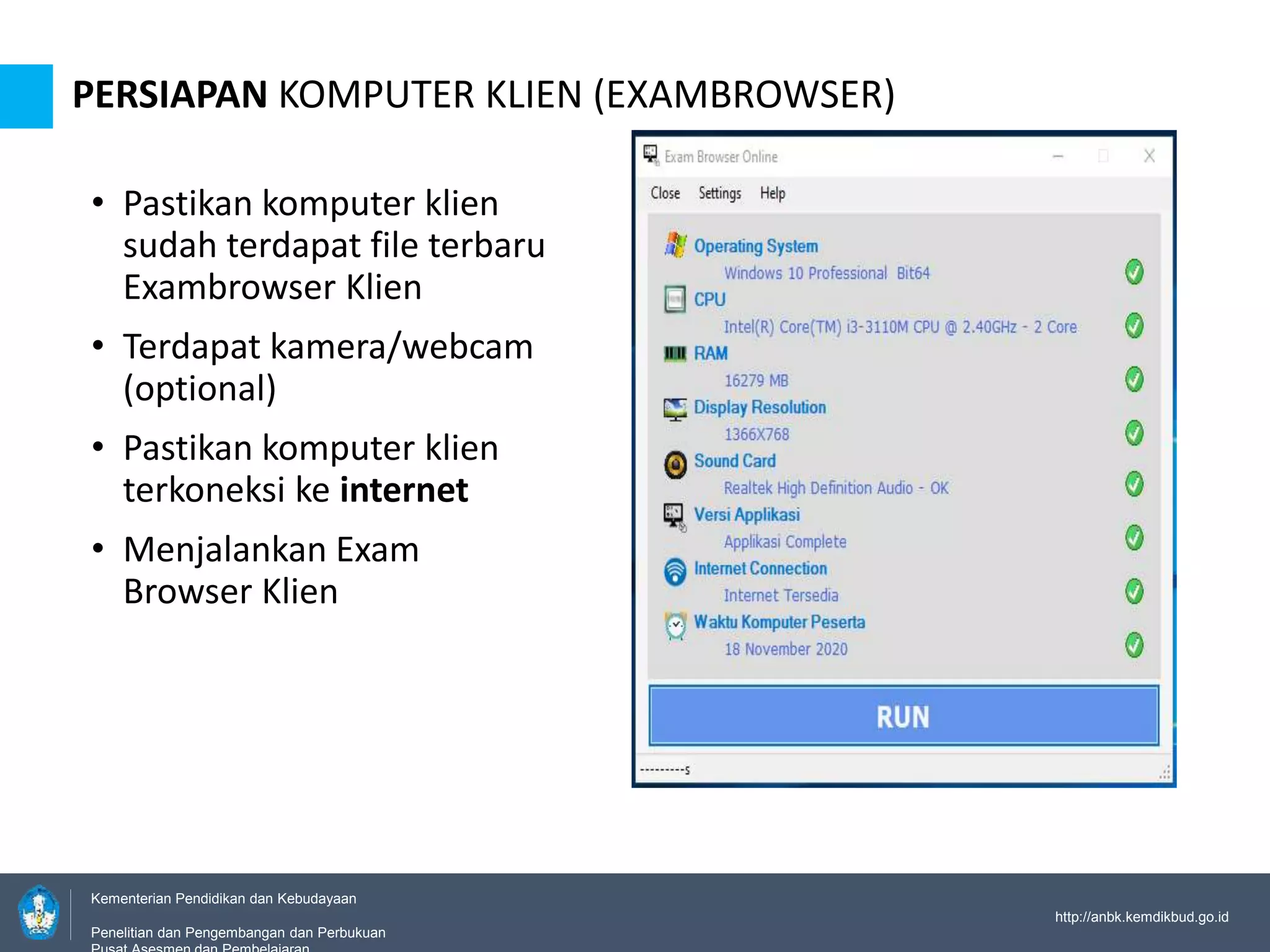 Materi Teknis Pelaksanaan ANBK | PPTX