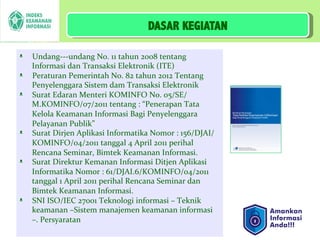 Sosialisasi Aplikasi Indeks KAMI-Intan Rahayu | PDF
