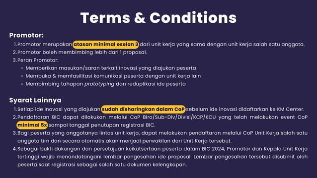 Sosialisasi BIC 2024 tentang menggunakan bic | PPT