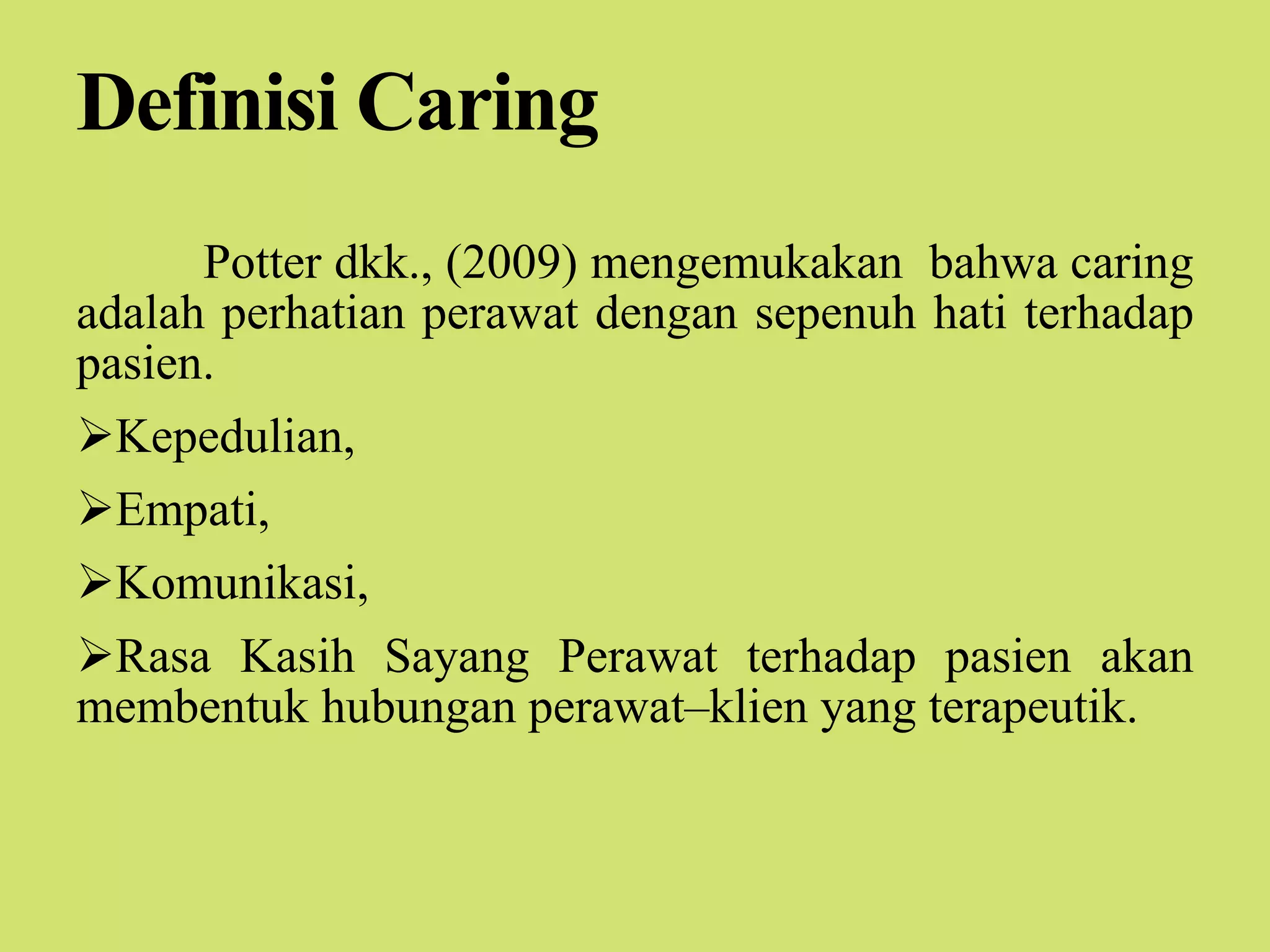 Sosialisasi caring | PPT