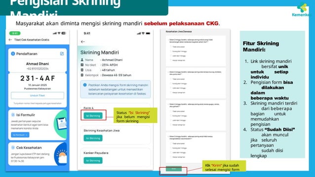 Sosialisasi program pemeriksaan CKG Masyarakat.pptx
