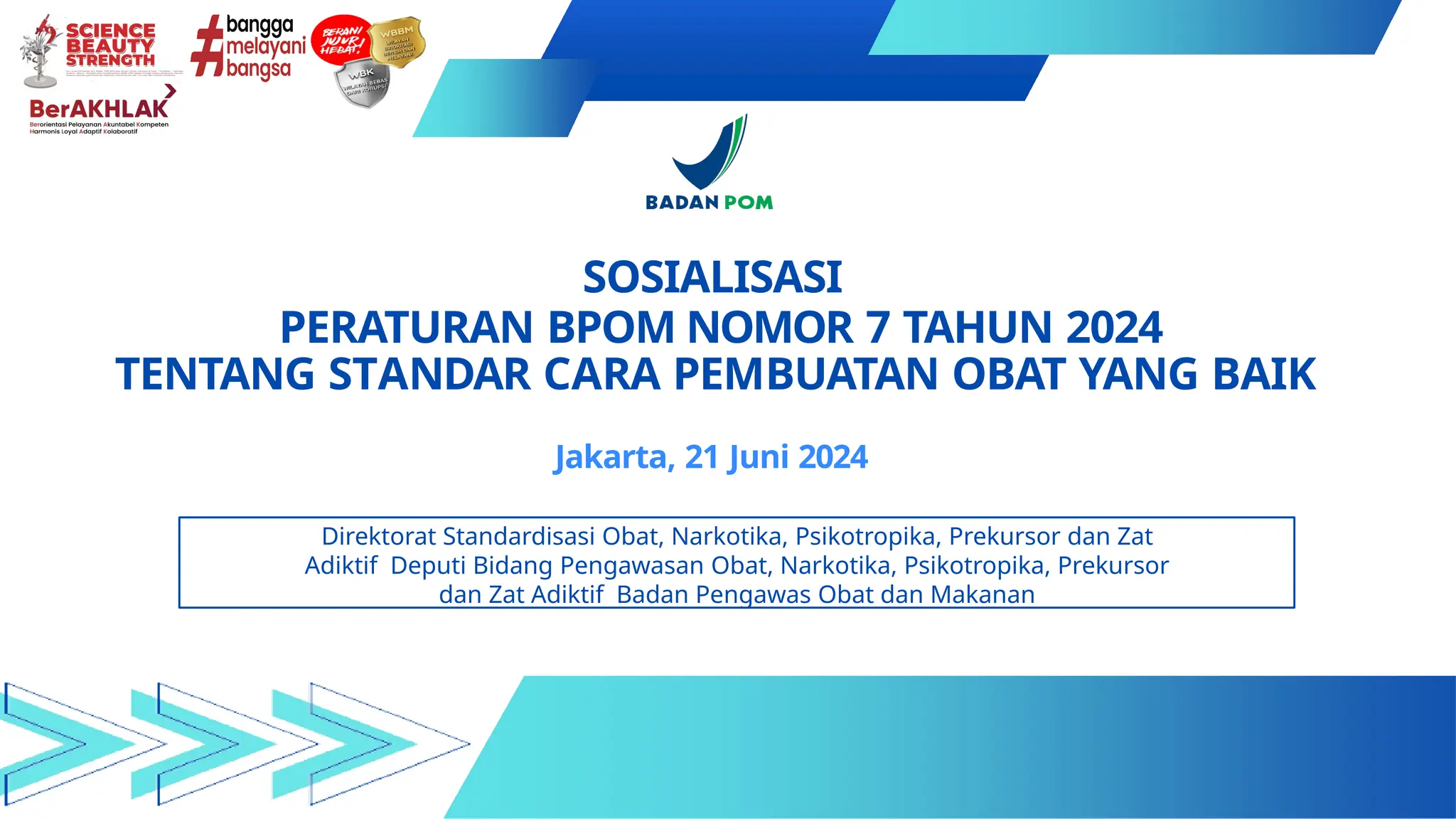 Sosialisasi CPOB (Cara Pembuatan Obat yang Baik)2024 | PPTX