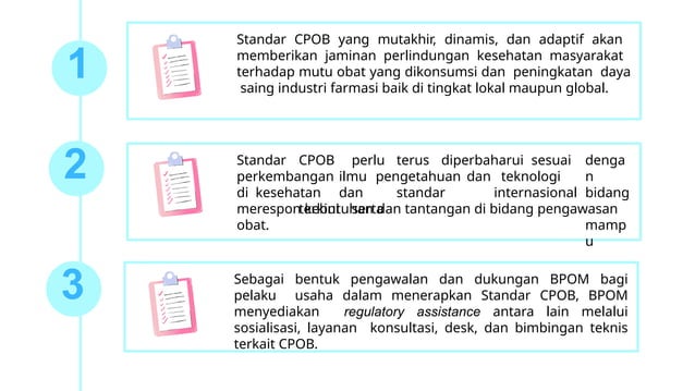 Sosialisasi CPOB (Cara Pembuatan Obat yang Baik)2024 | PPTX