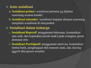 Sosialisasi dan kepribadian | PPTX