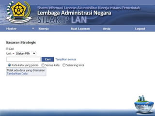 Sosialisasi e lakip sumatera barat | PPT