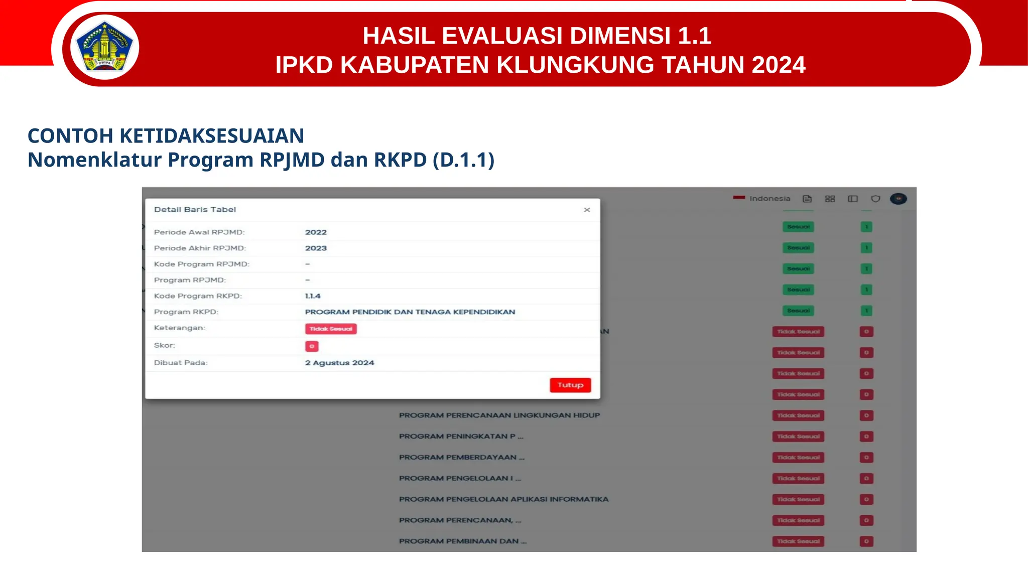SOSIALISASI IPKD 2025 DAN EVALUASI PENILAIAN IPKD 2024 - KAB KLUNGKUNG ...