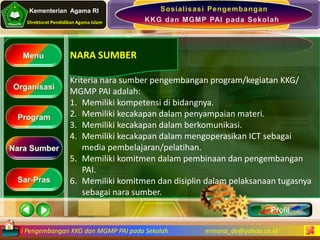 Sosialisasi kkg mgmp pai | PPTX