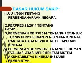 Sosialisasi Sakip Lampung Utara | PPT