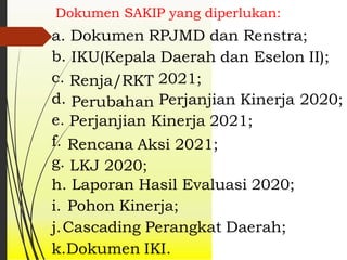 Sosialisasi Sakip Lampung Utara | PPT