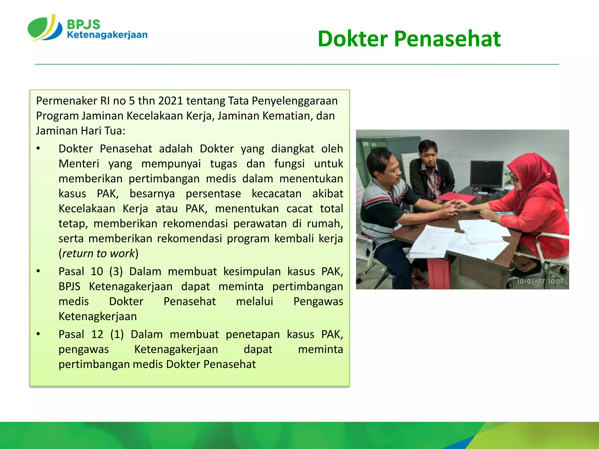 Sosialisasi layanan program bpjs tk kemendes 160621 | PDF