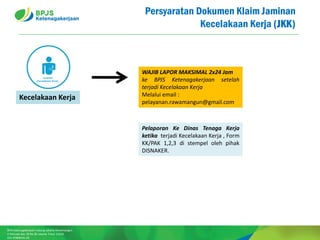 Sosialisasi layanan program bpjs tk kemendes 160621 | PDF