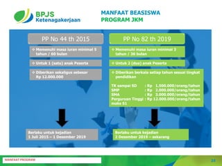 Sosialisasi layanan program bpjs tk kemendes 160621 | PDF