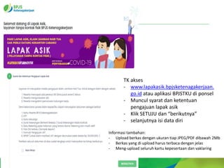 Sosialisasi layanan program bpjs tk kemendes 160621 | PDF