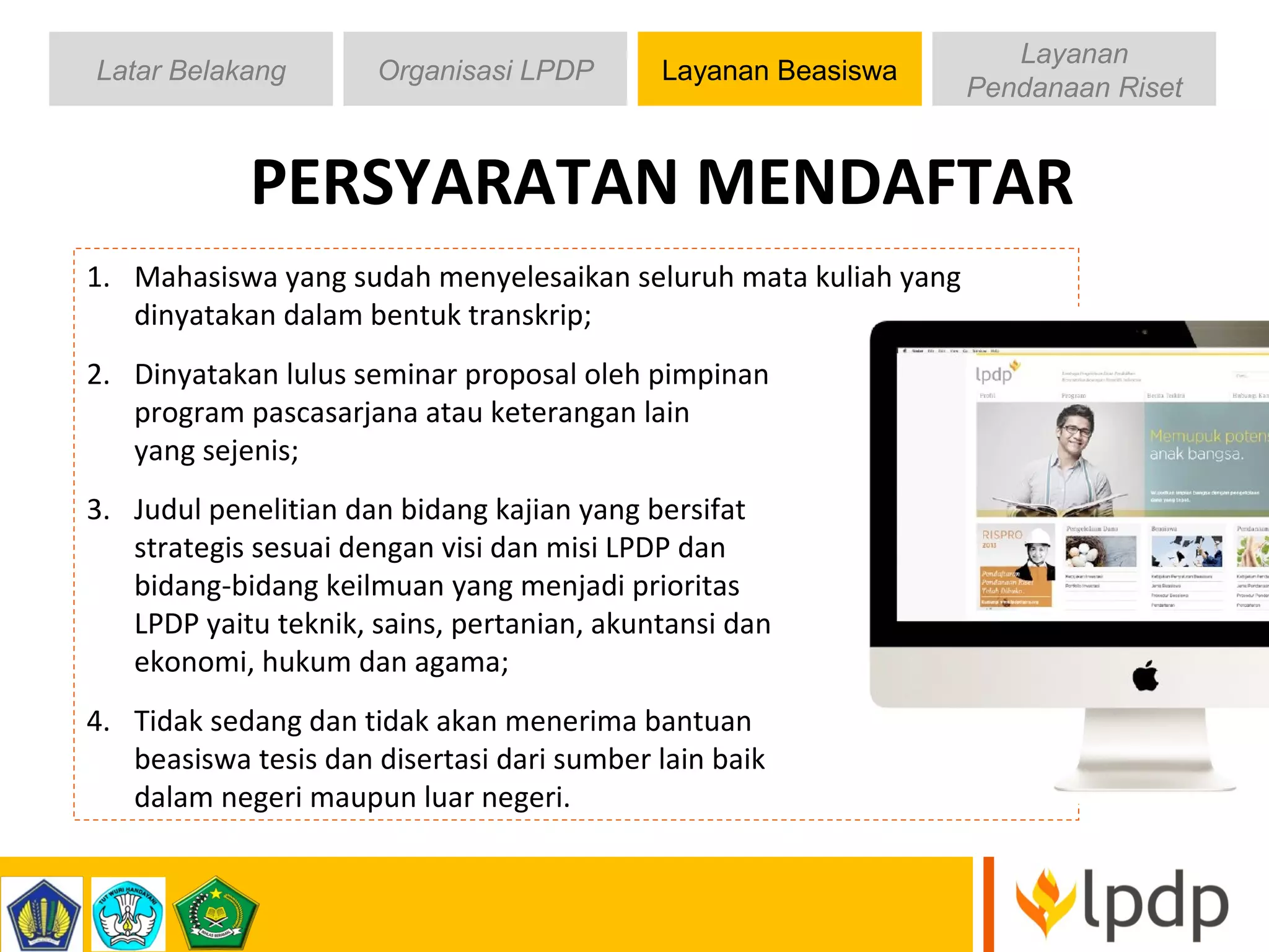 Sosialisasi LPDP NEW | PPT