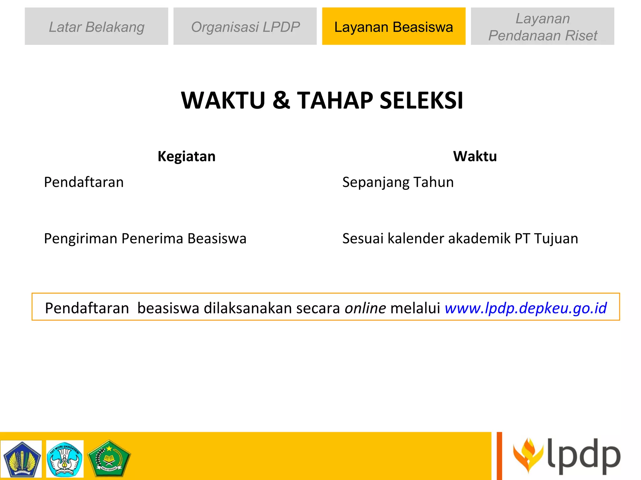 Sosialisasi LPDP NEW | PPT