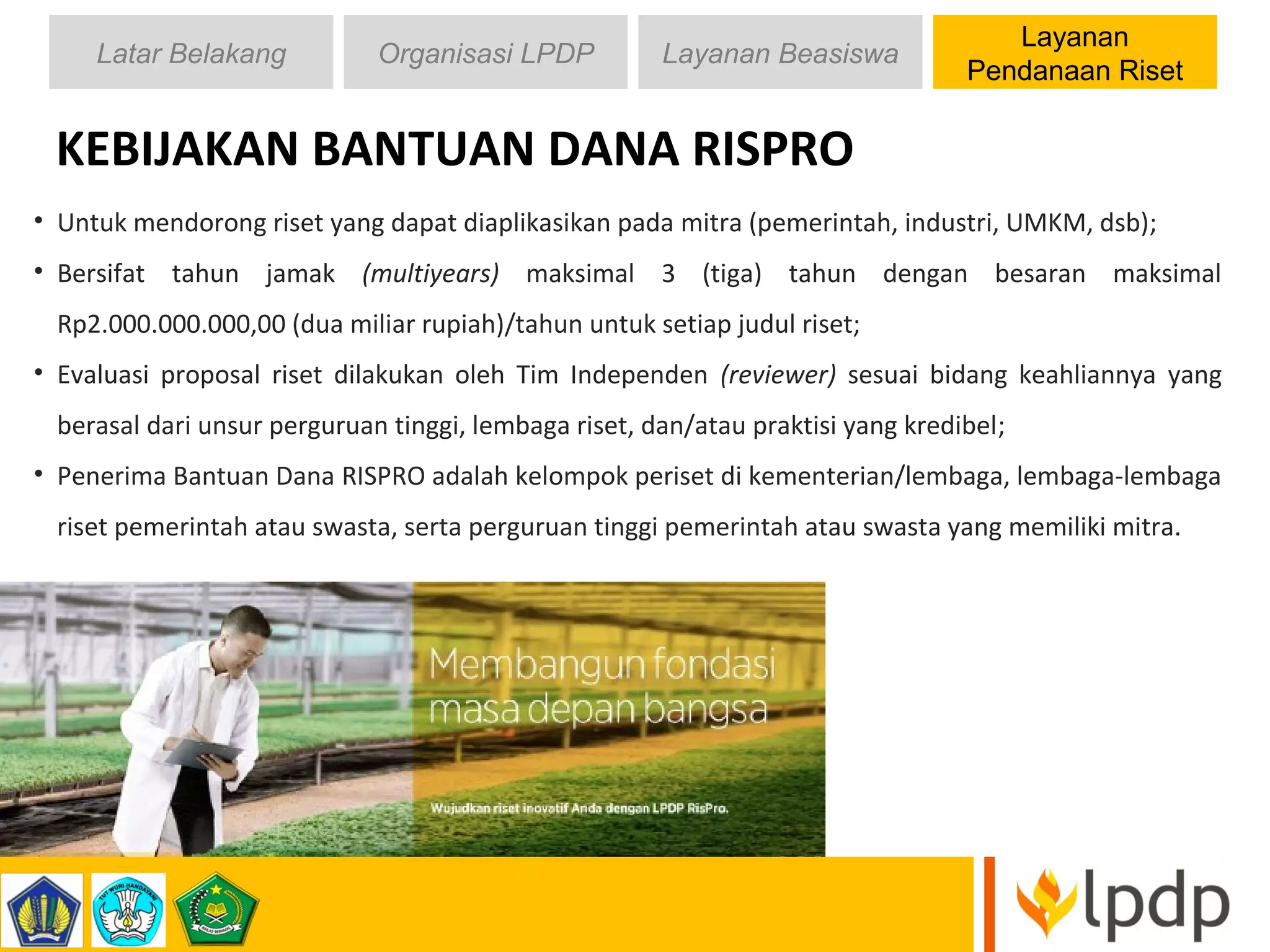 Sosialisasi LPDP NEW | PPT