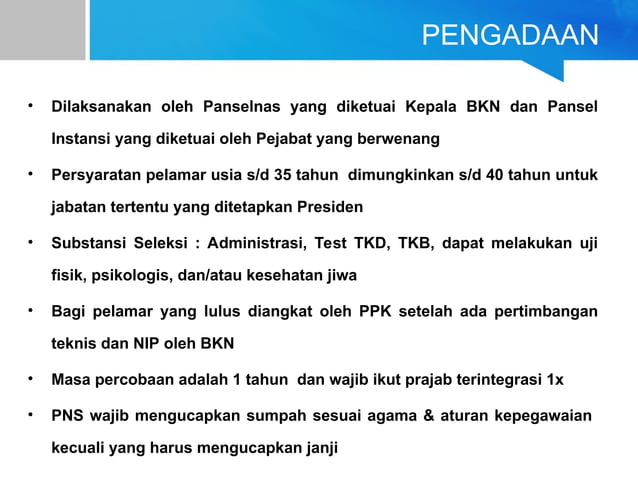 Sosialisasi Manajemen PNS sesuai PP 11 Tahun 2017.ppt