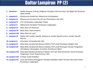 Sosialisasi muatan PP 22 tahun 2021 (terkait pl) | PDF