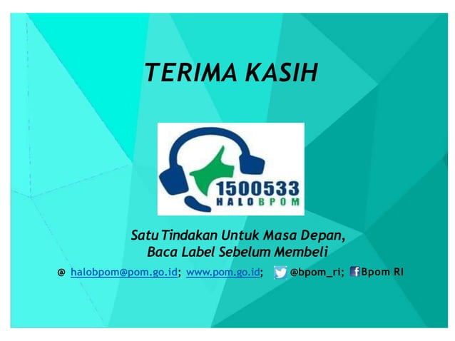 Sosialisasi Pedoman CDOB oleh Direktur Pengawasan Distribusi dan ...