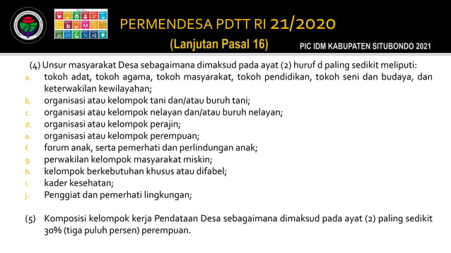 Sosialisasi Pendataan Desa (IDM berbasis SDGs Desa) 2021.pptx