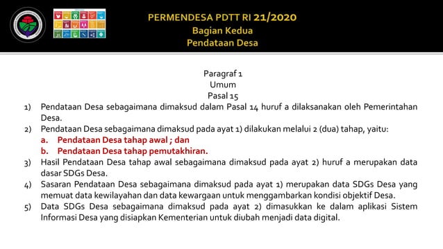 Sosialisasi Pendataan Desa (IDM berbasis SDGs Desa) 2021.pptx