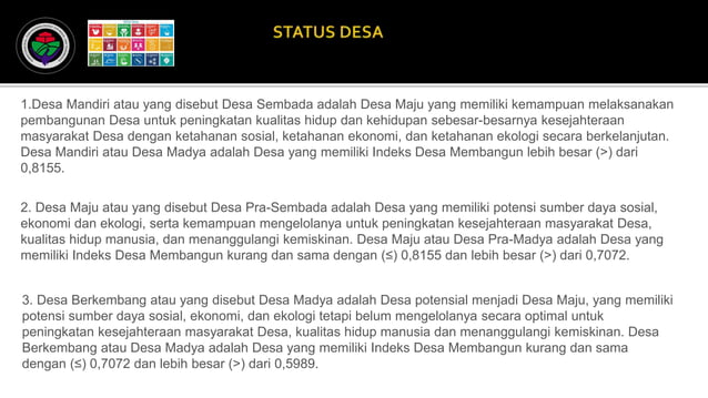 Sosialisasi Pendataan Desa (IDM berbasis SDGs Desa) 2021.pptx