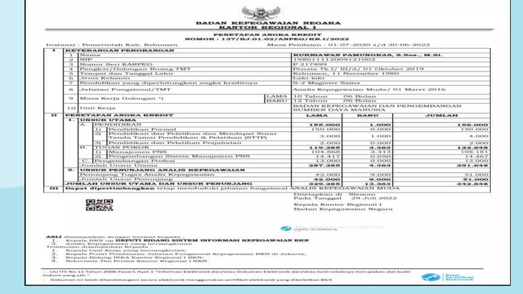 Sosialisasi Penilaian Angka Kredit PAK Integrasi 2023.ppt
