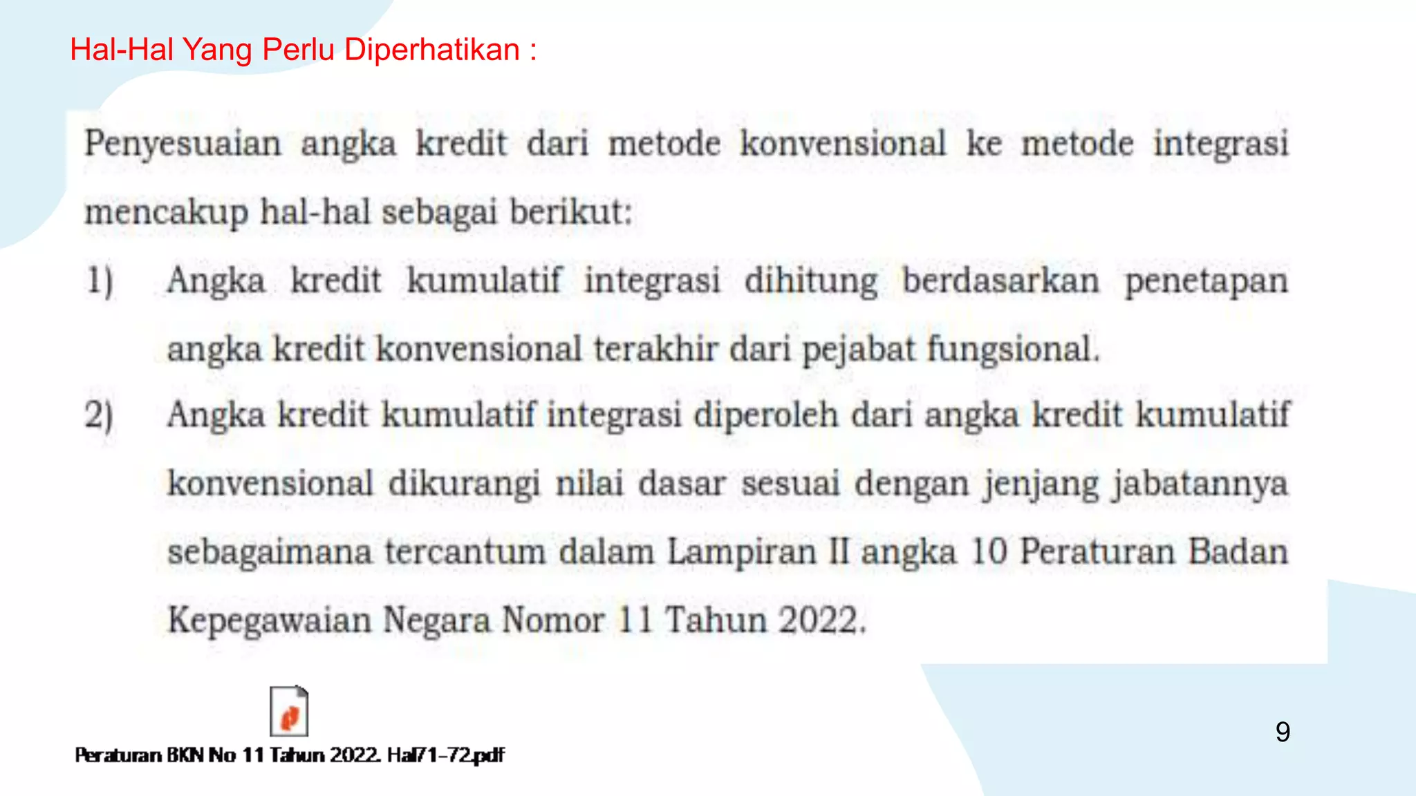Sosialisasi Penilaian Angka Kredit PAK Integrasi 2023.ppt