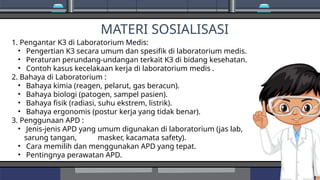 Sosialisasi Pentingnya Penerapan Keselamatan dan Kesehatan Kerja (K3 ...