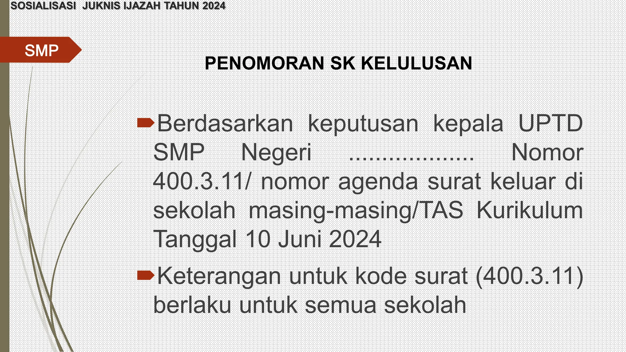 SOSIALISASI PENULISAN IJAZAH TAHUN 2024.pptx