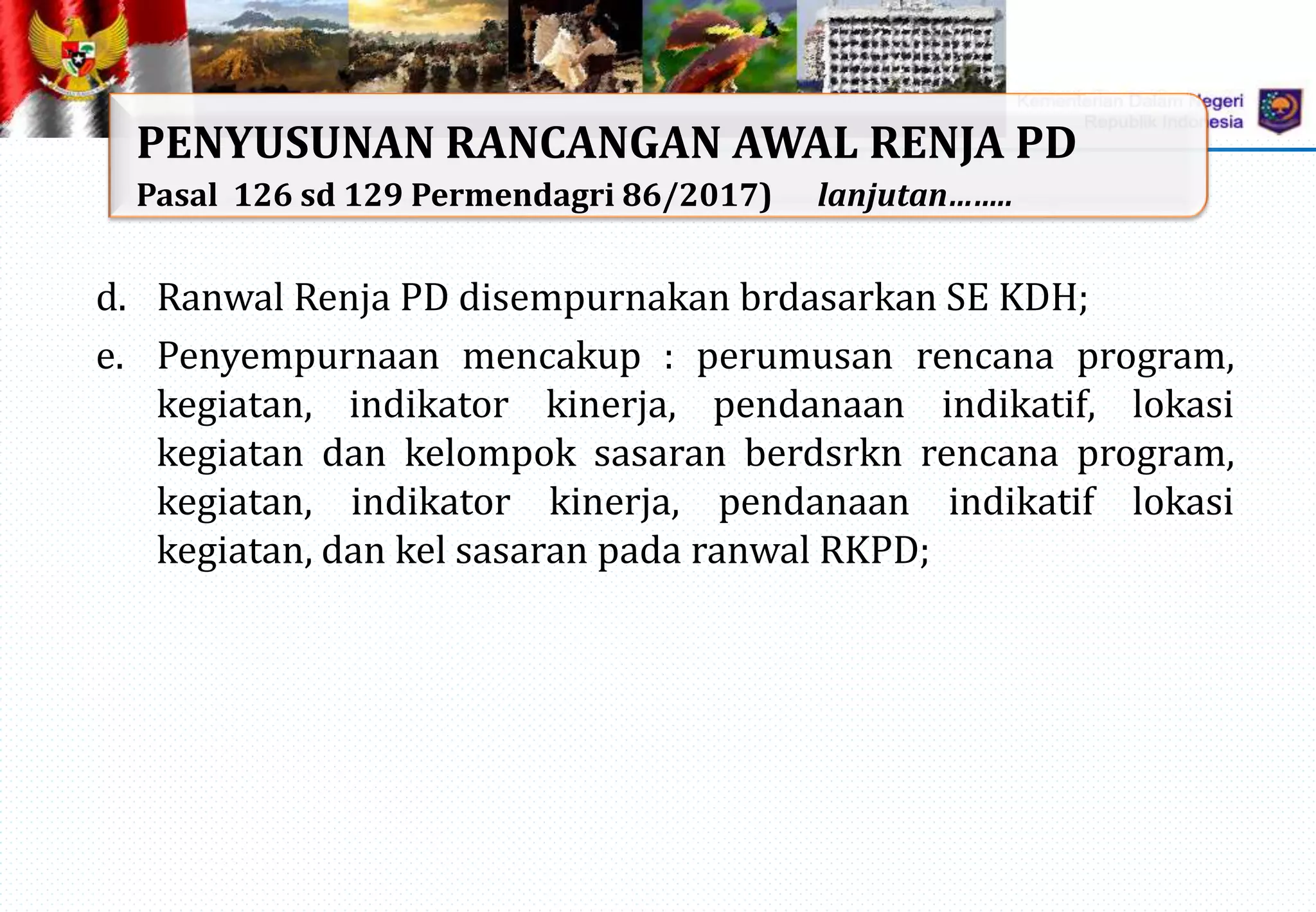 SOSIALISASI PERMENDAGRI 86 RENJA PD.pptx