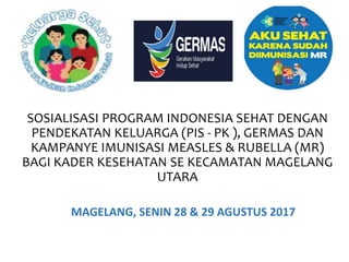 Sosialisasi pis pk & germas | PPTX